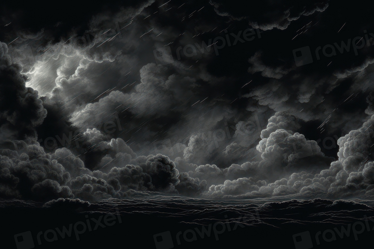 Clouds thunderstorm nature black. AI | Free Photo Illustration - rawpixel