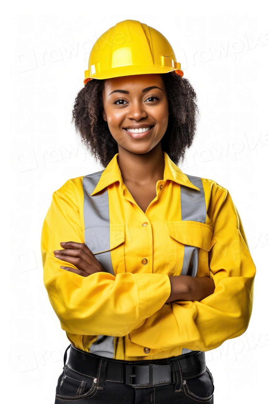 Black female construction worker portrait | Premium Photo - rawpixel