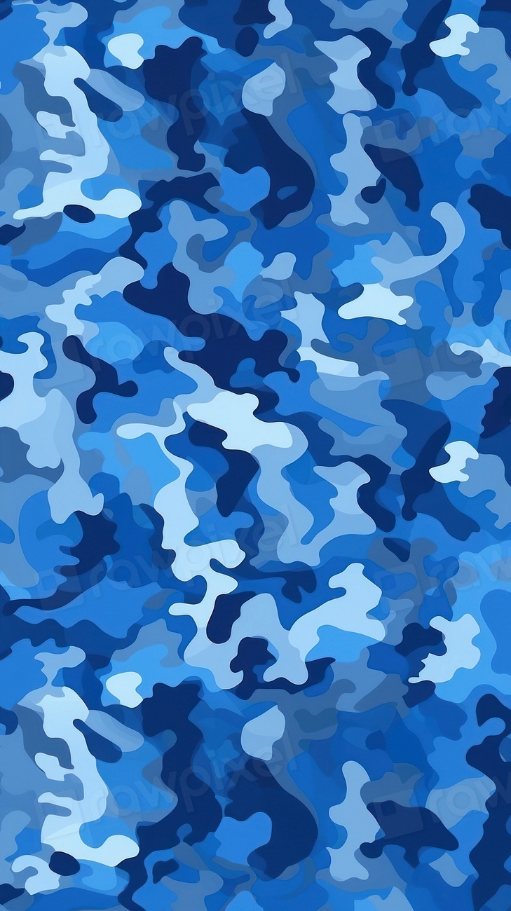 Blue camouflage pattern backgrounds military | Free Photo Illustration ...