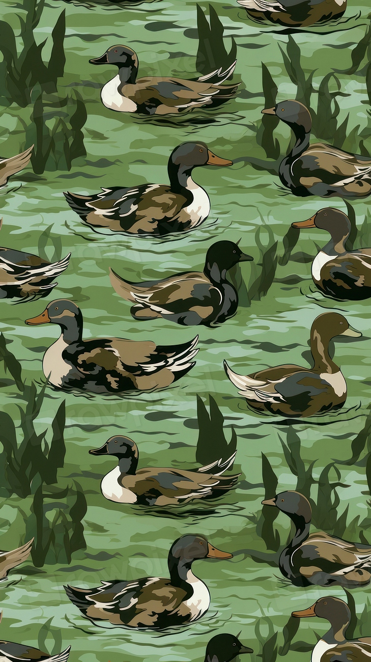 Duck Hunter camouflage pattern duck | Premium Photo Illustration - rawpixel