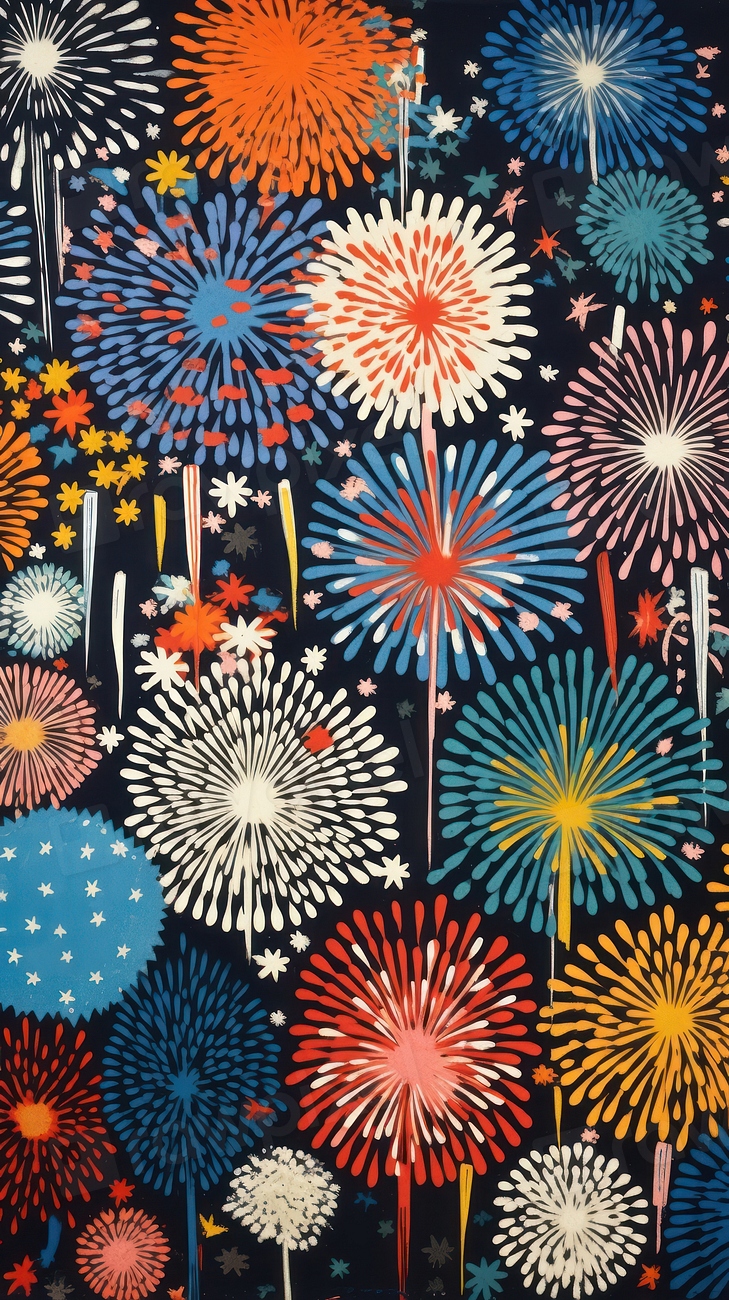 Colorful fireworks pattern art backgrounds | Free Photo Illustration ...