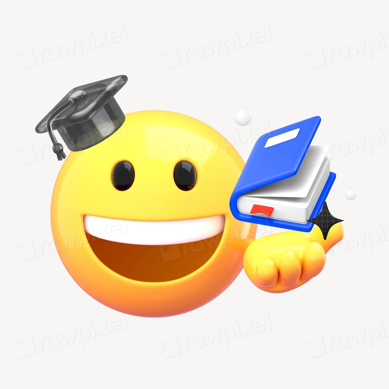 Graduate emoji, 3D emoticon illustration | Premium Photo - rawpixel