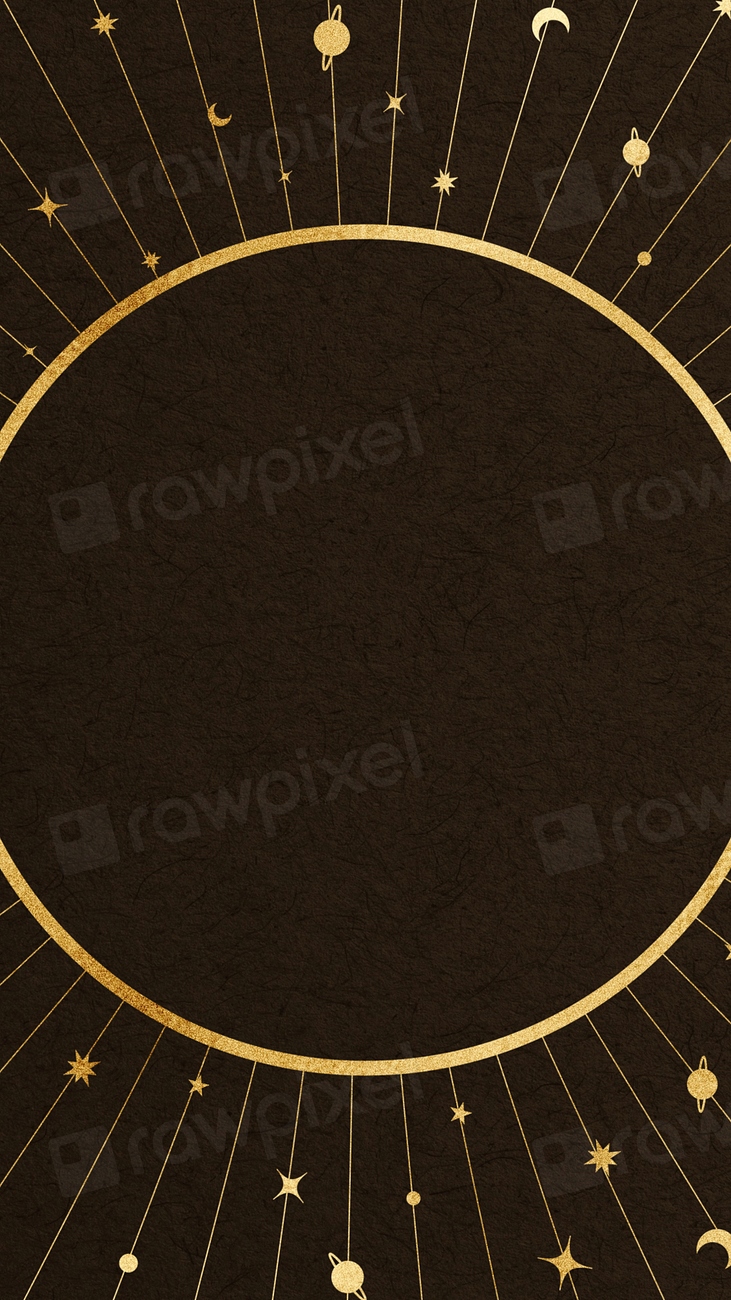 Celestial astrology frame mobile wallpaper, | Premium Photo - rawpixel