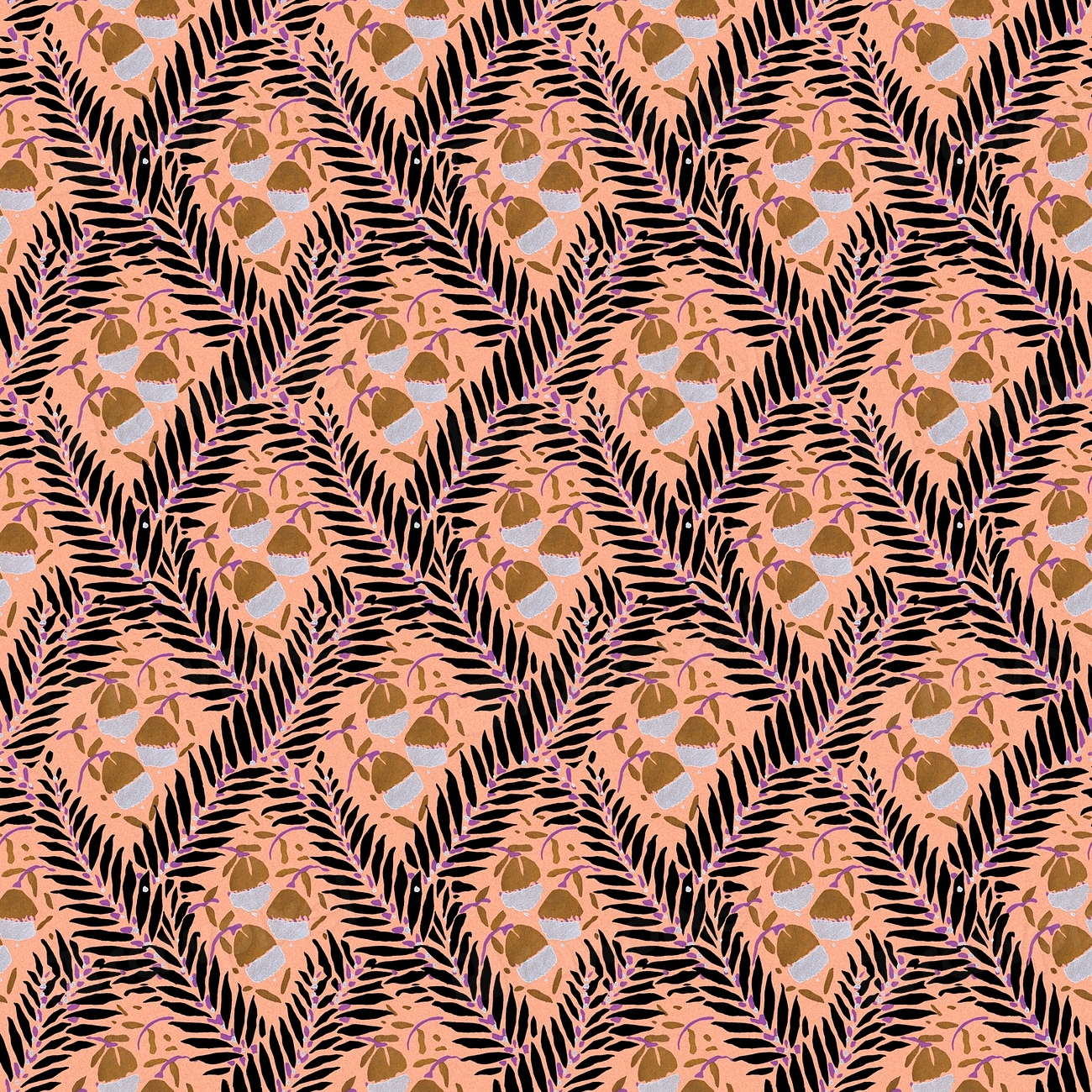 Aesthetic flower pattern background, Art | Premium Photo Illustration ...