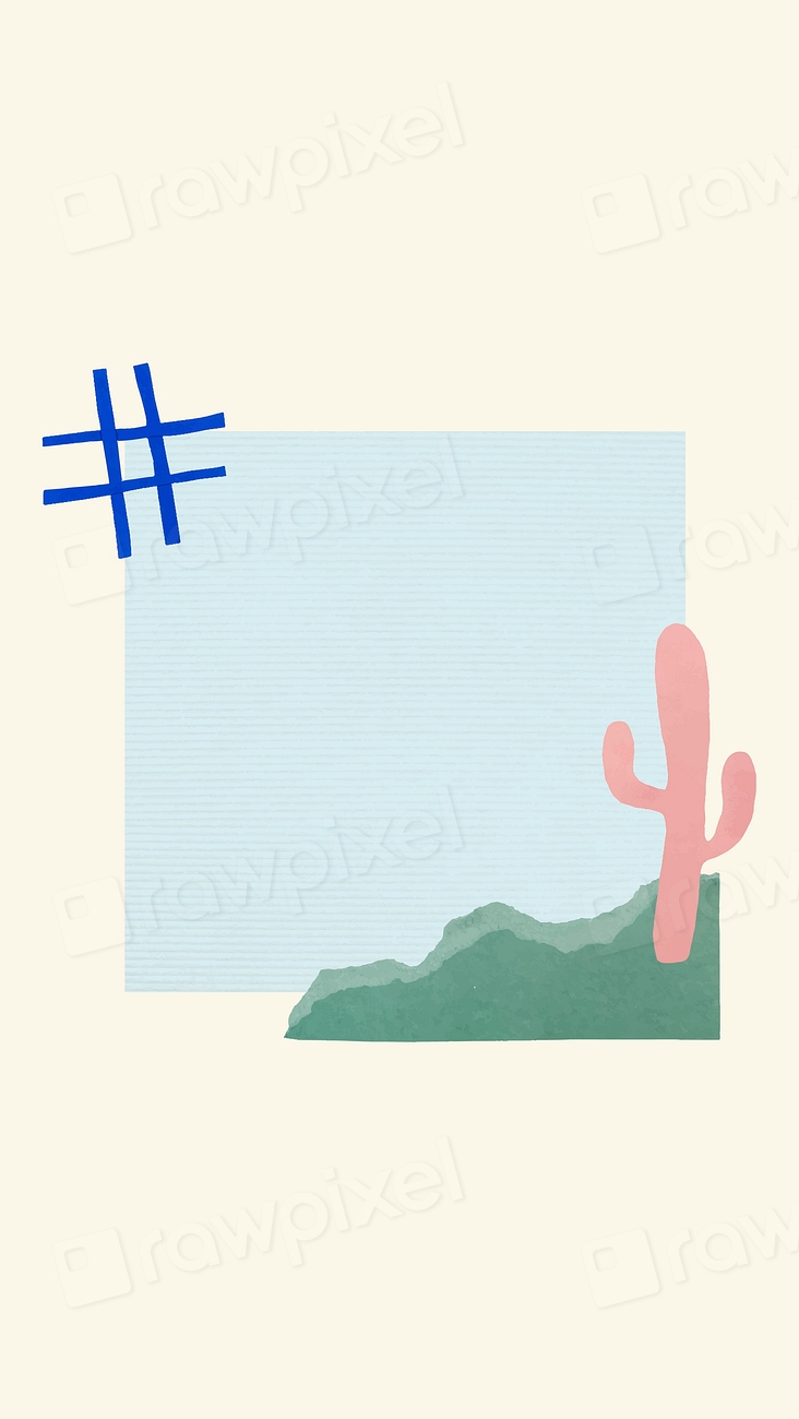 Cream phone wallpaper, botanical sticky | Premium Vector - rawpixel