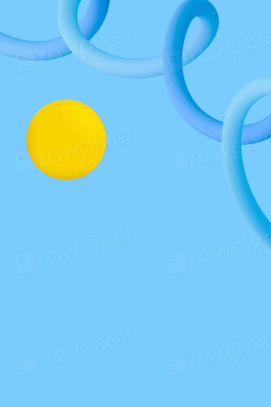 Blue squiggle background, 3D abstract | Free Photo - rawpixel