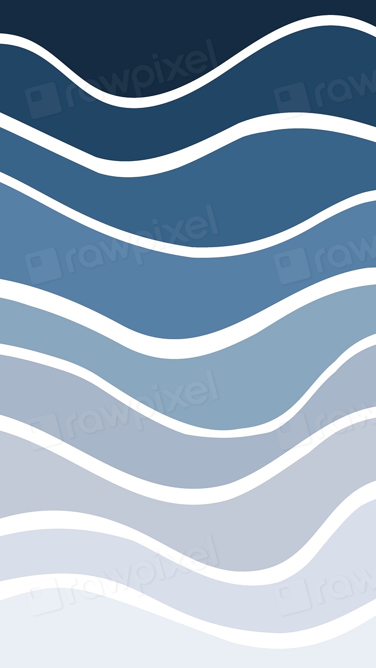 Blue iPhone wallpaper color layers | Free Photo - rawpixel