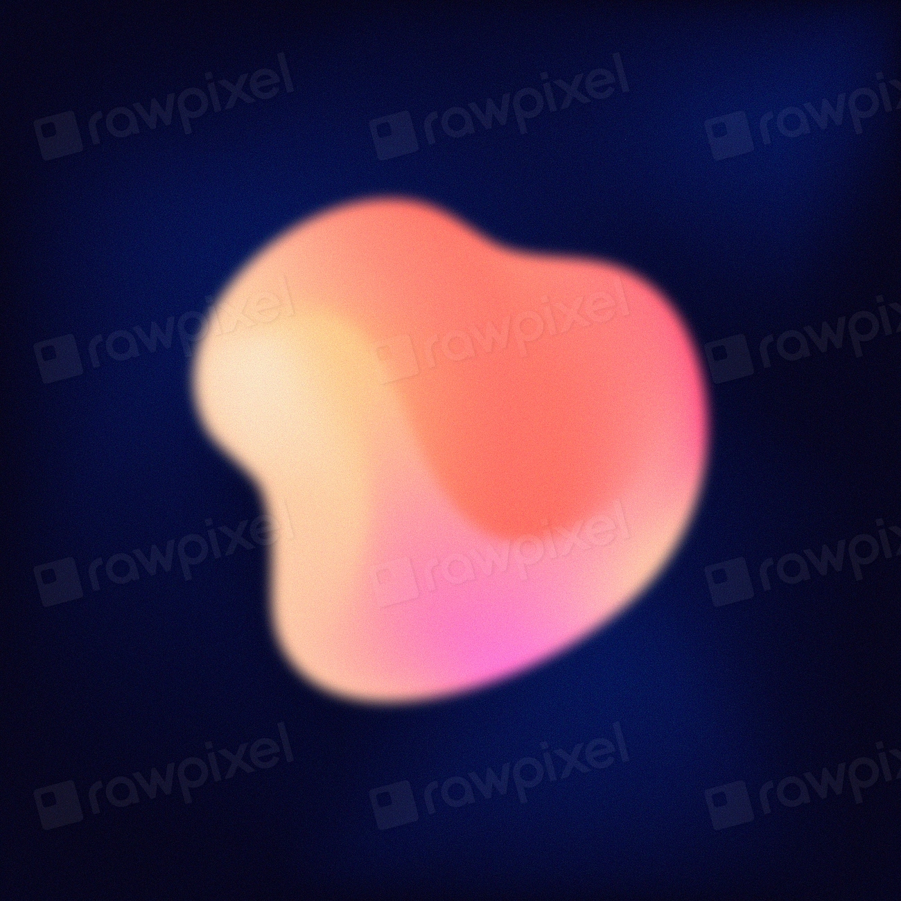 Orange blob shape gradient design | Premium PSD - rawpixel