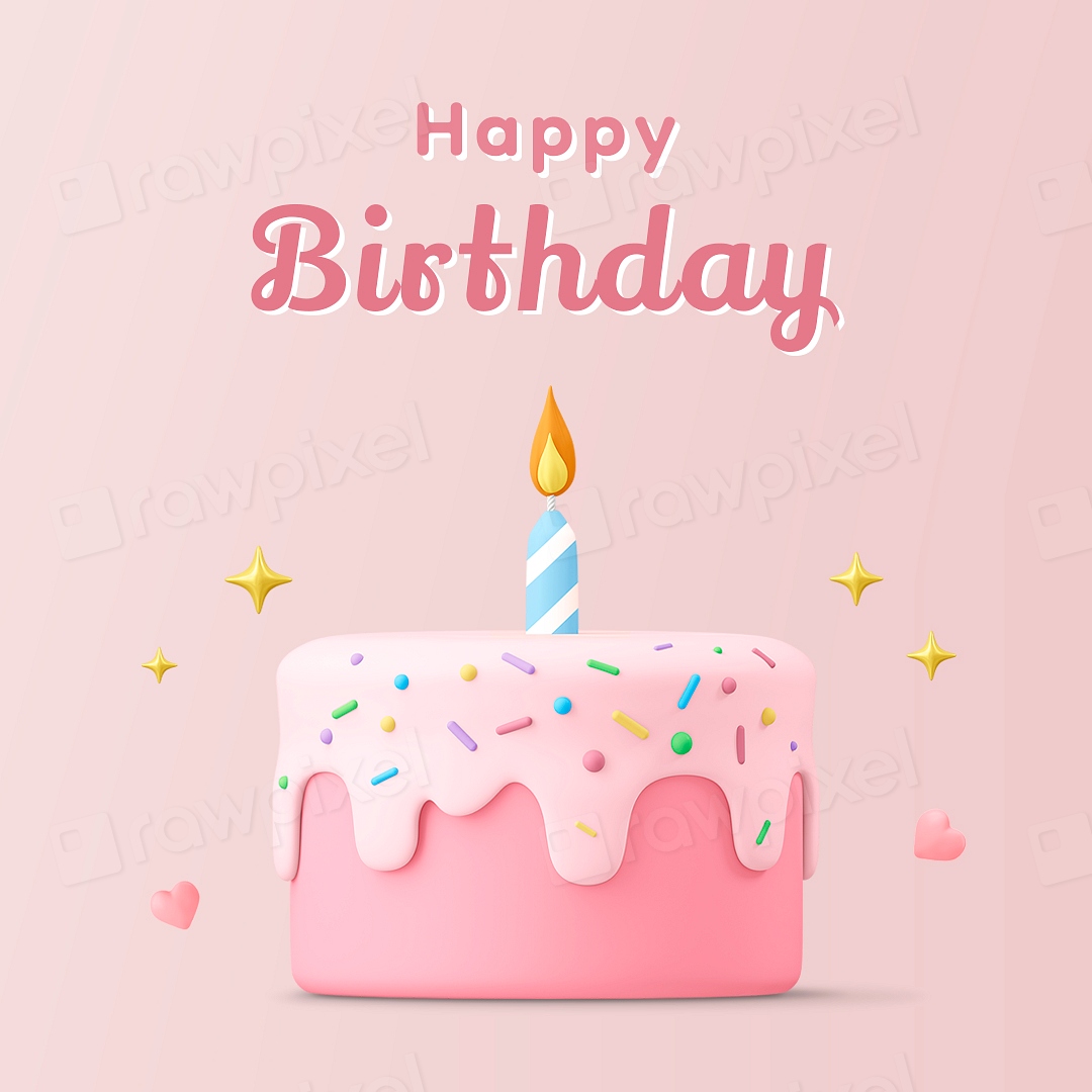 Birthday social media post template, | Premium PSD Template - rawpixel