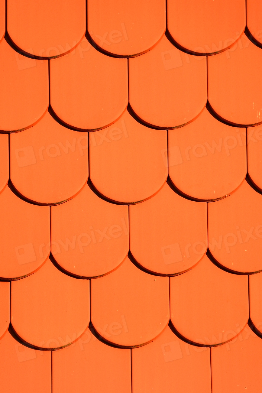 Orange roof pattern background, abstract | Free Photo - rawpixel