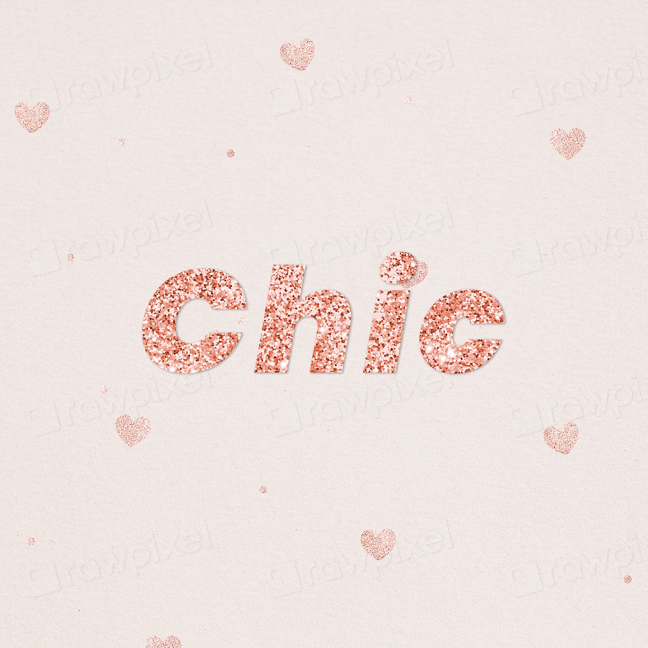Glittery chic typography on heart | Free Photo - rawpixel