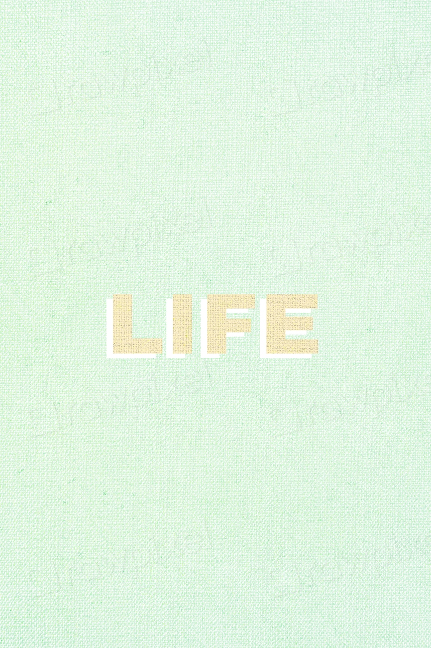 Life word pastel textured font | Free Photo - rawpixel