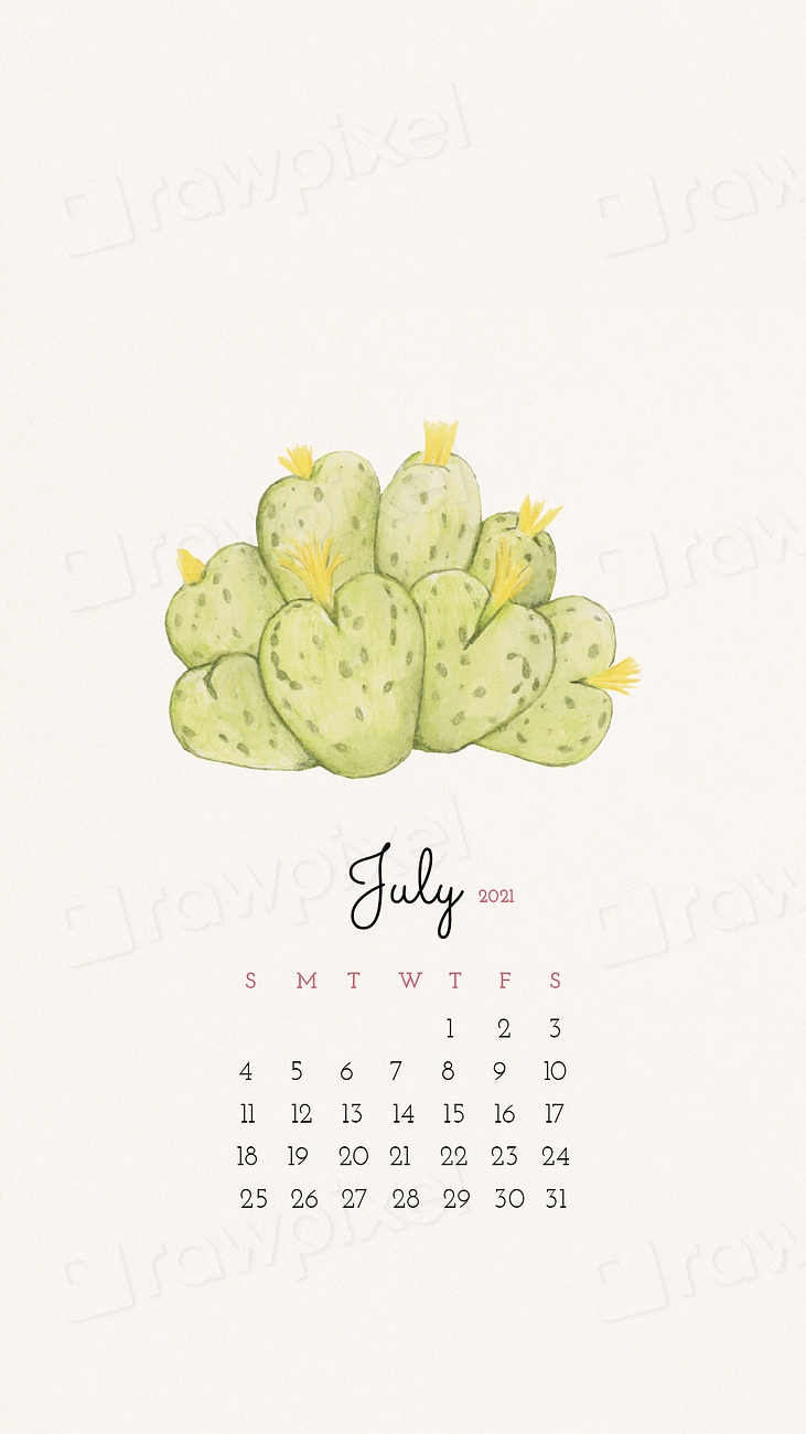 Calendar 2021 July editable template | Premium PSD - rawpixel