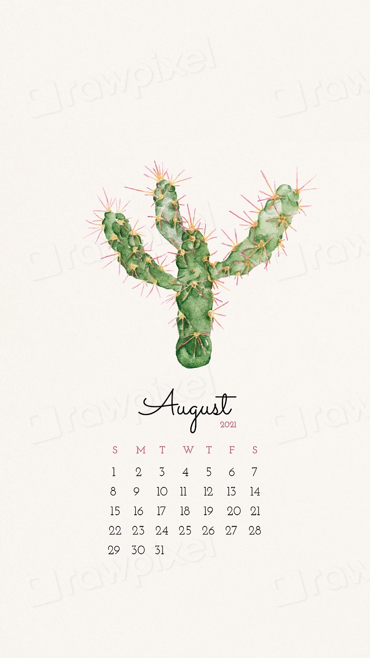 Calendar 2021 August editable template | Premium PSD - rawpixel