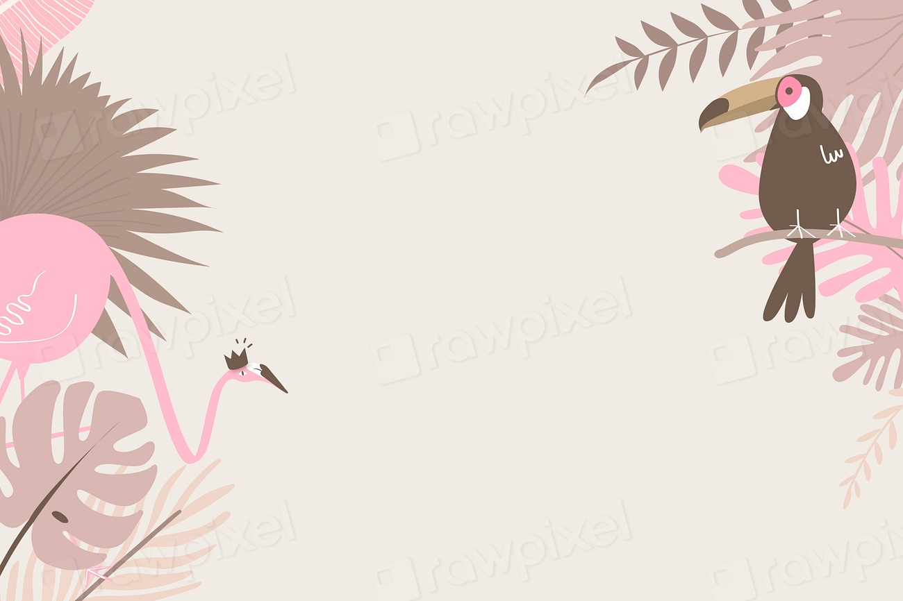 Pink botanical border frame, aesthetic | Premium PSD - rawpixel