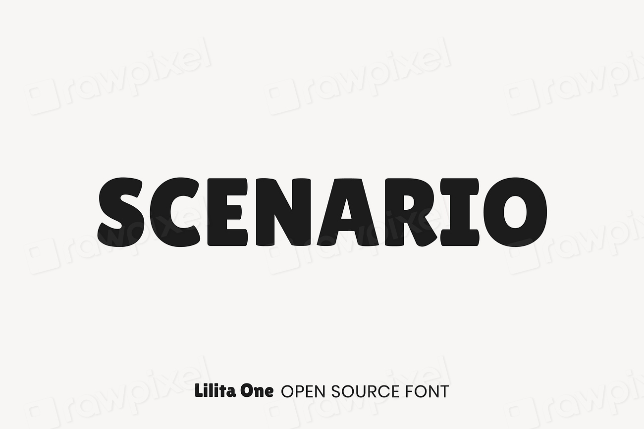Lilita One open source font | Free Font Add-on - rawpixel