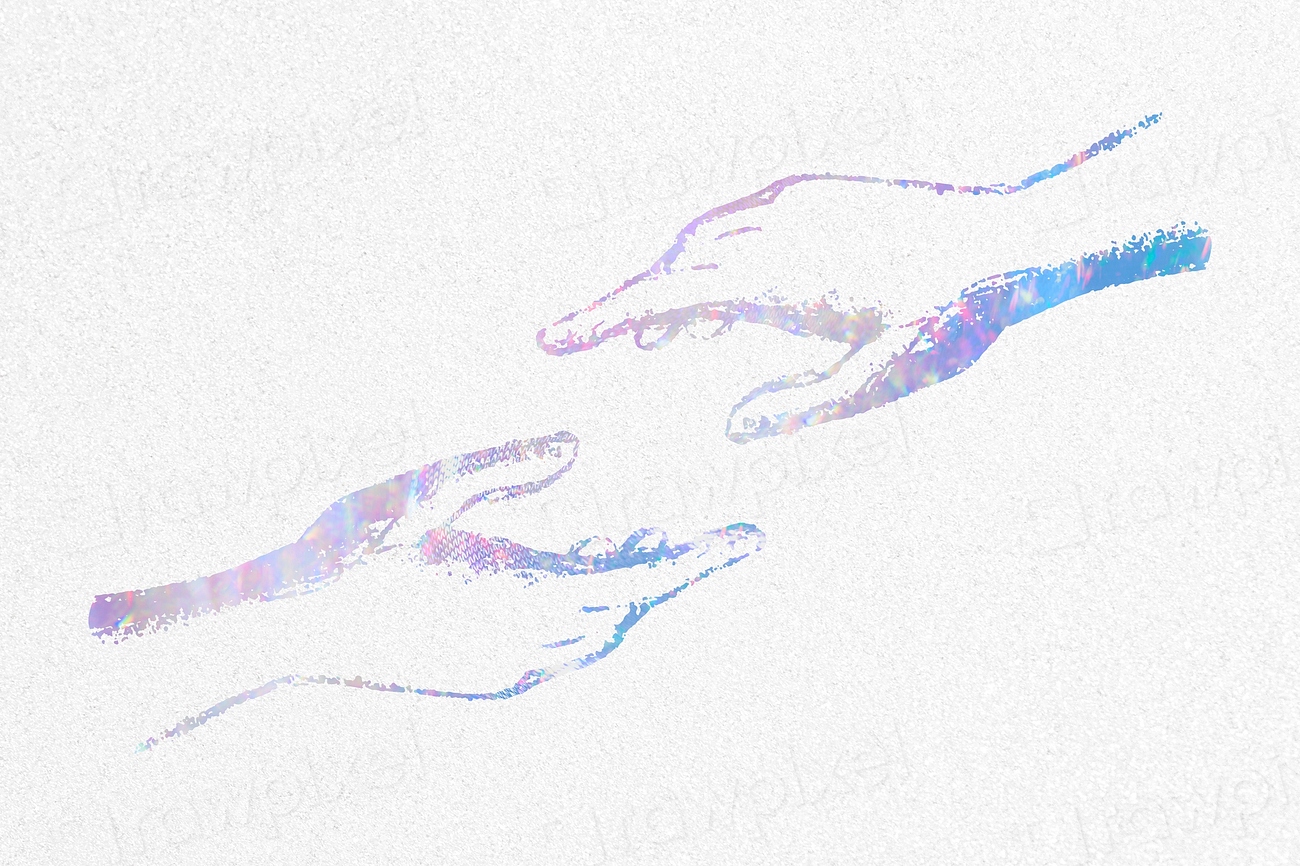 Aesthetic helping hands clipart, vintage | Free Photo Illustration ...