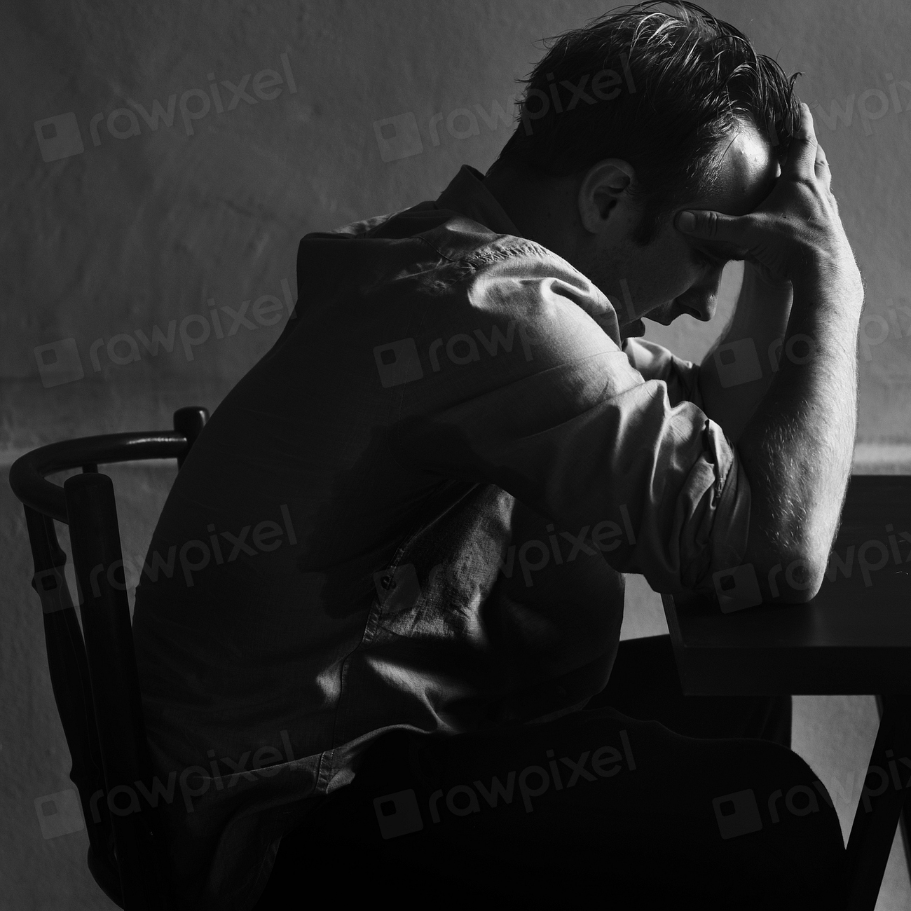 Stressing businessman sitting chair | Premium Photo - rawpixel