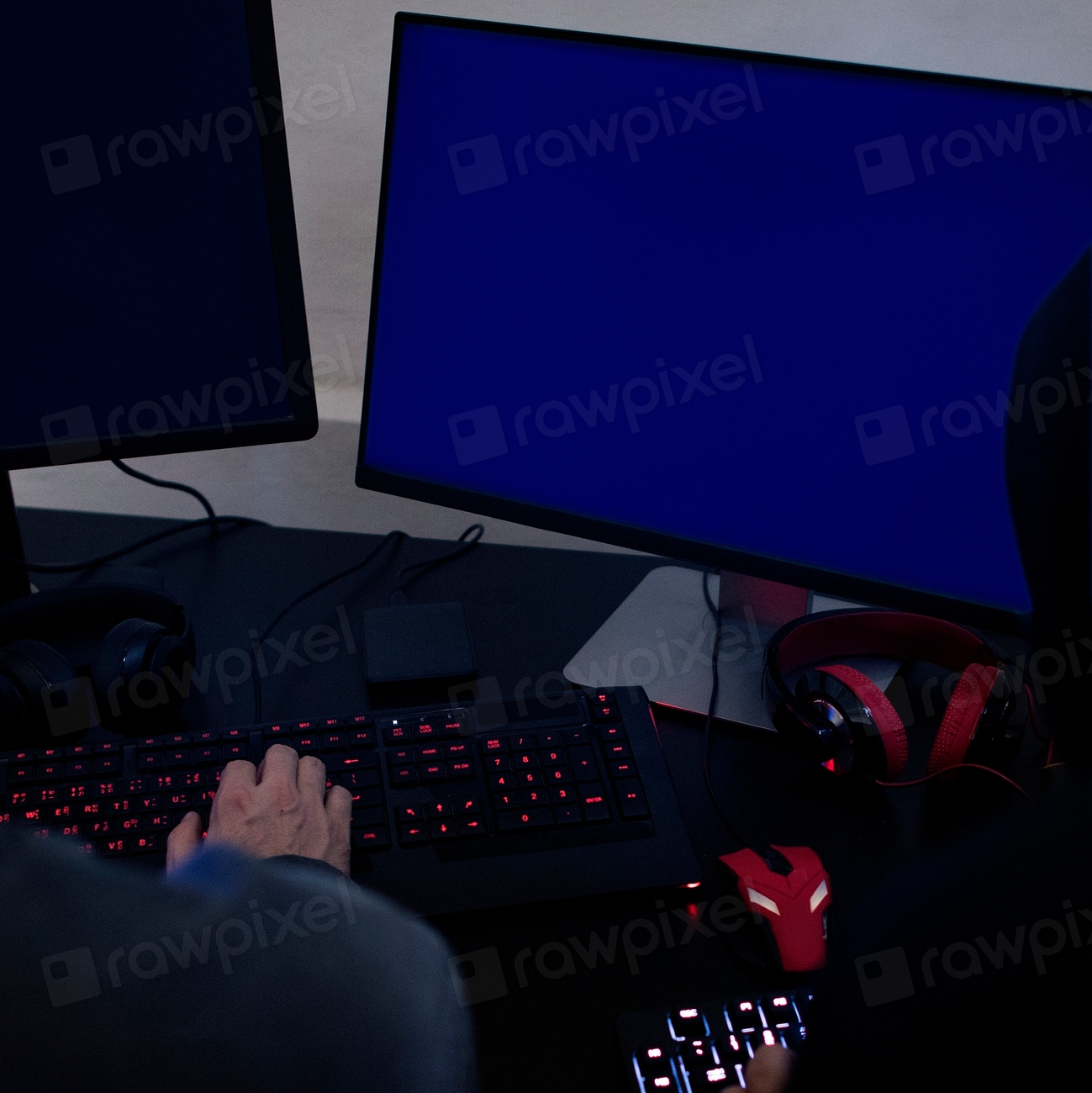 White blank empty computer screen | Premium PSD Mockup - rawpixel