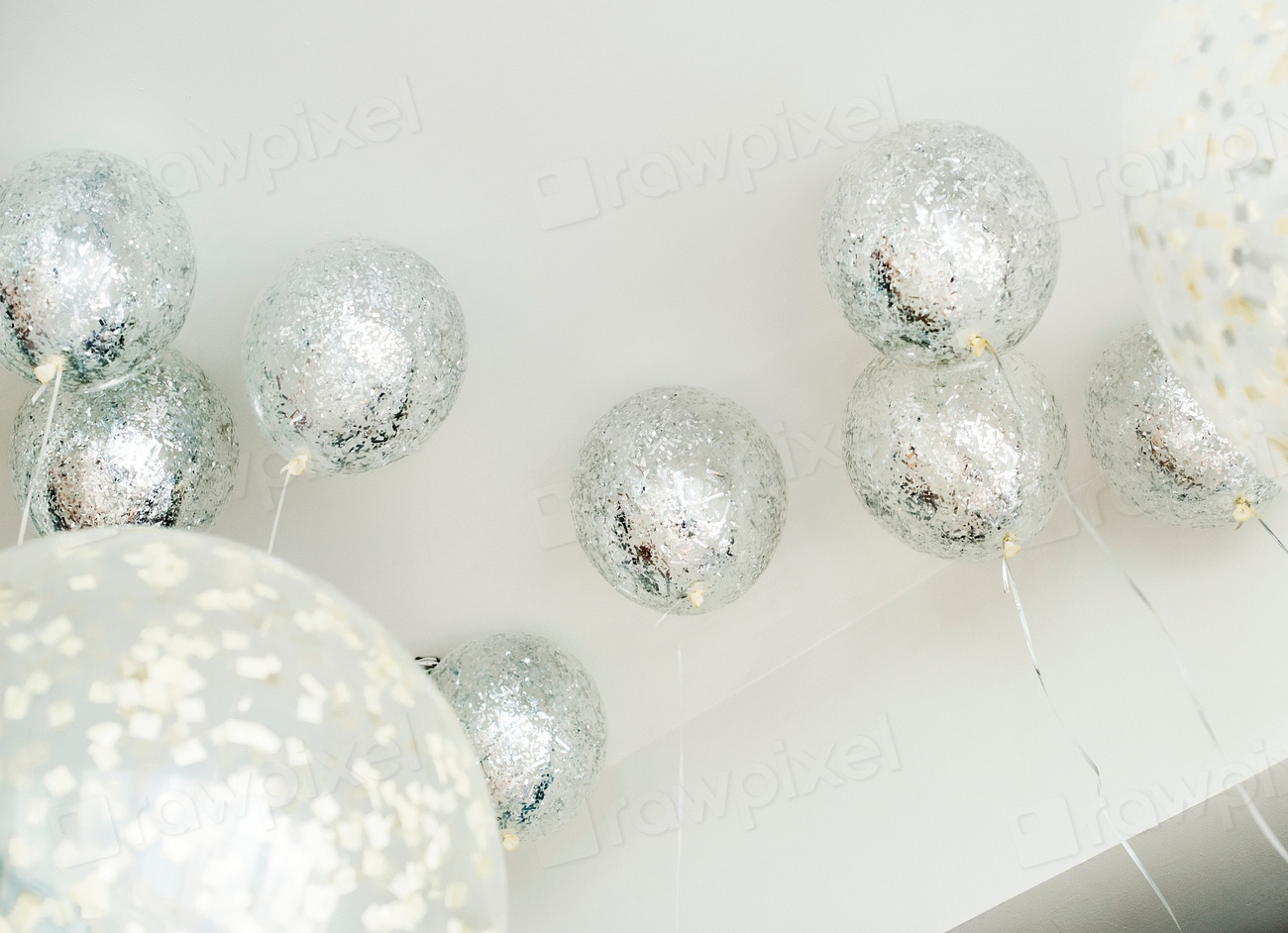 Silver balloons in a party | Premium Photo - rawpixel