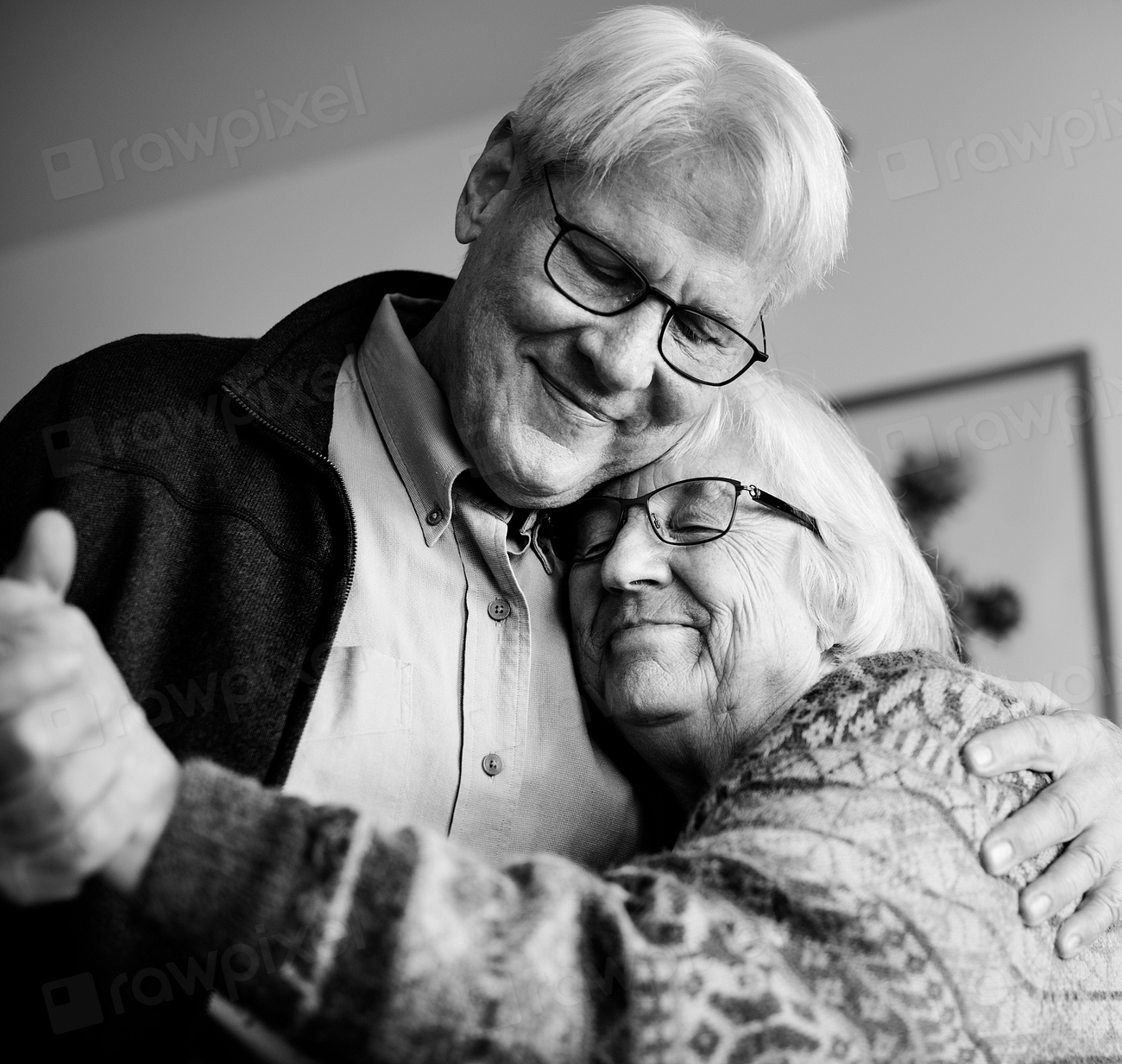 Black and white photo senior | Premium Photo - rawpixel