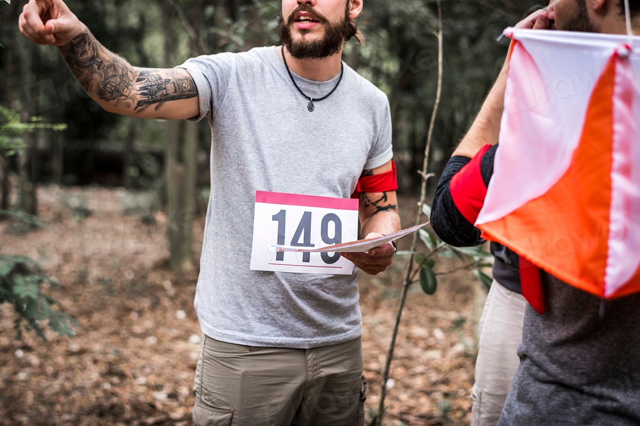 Outdoor orienteering check point activity | Premium Photo - rawpixel