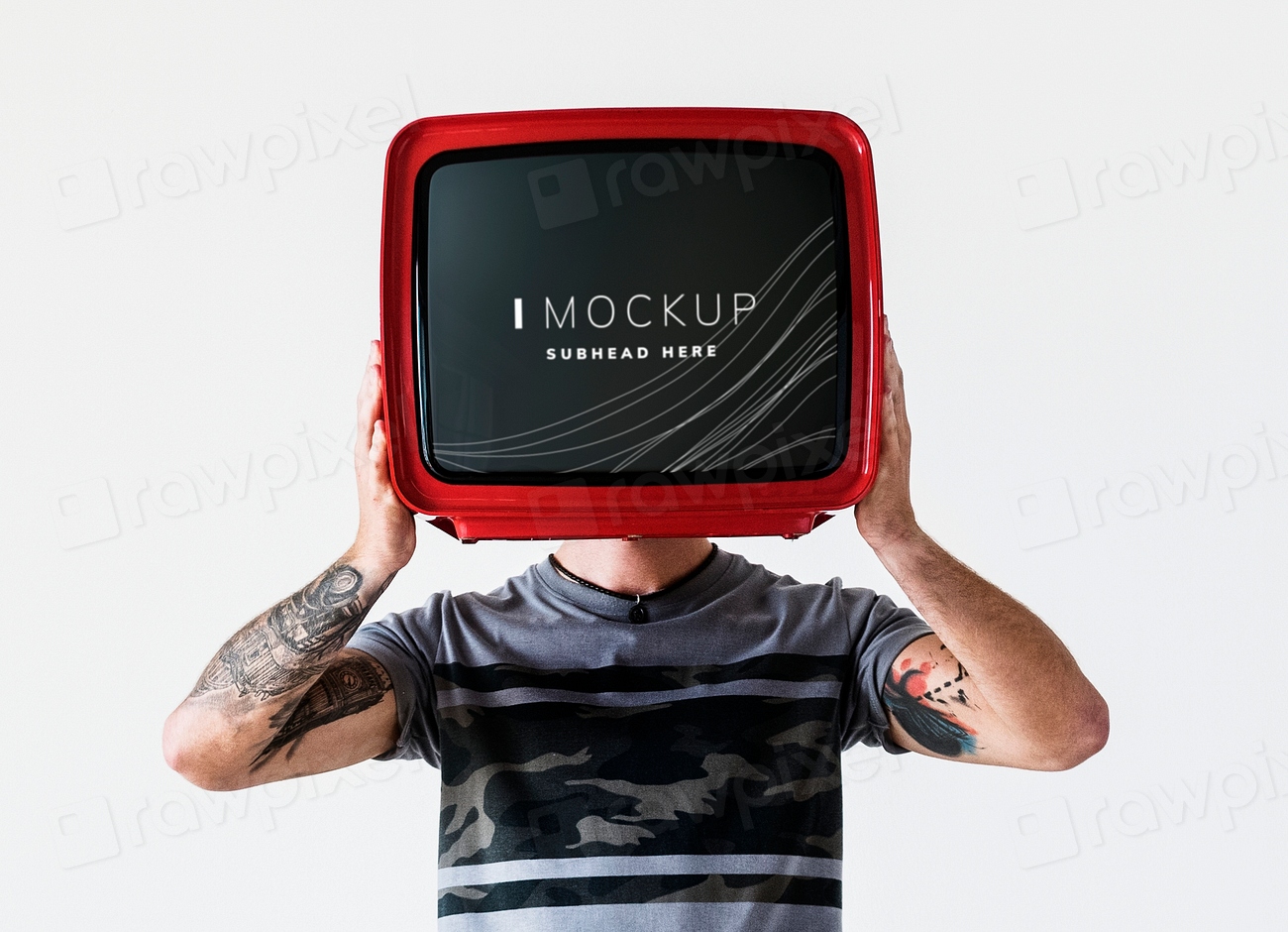 Man television screen mockup | Premium PSD Mockup - rawpixel