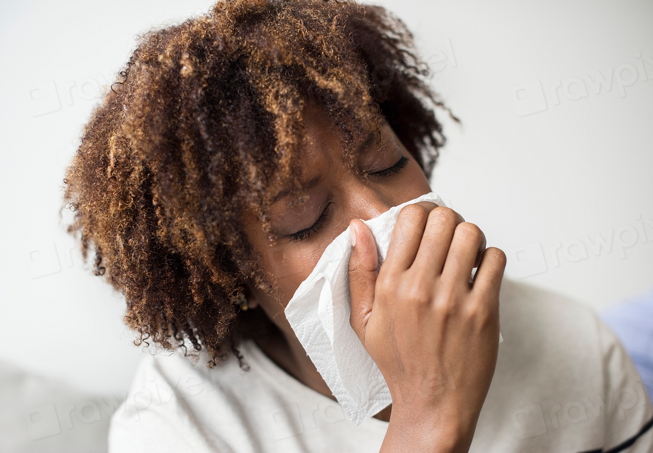 Woman sick and sneezing | Free Photo - rawpixel