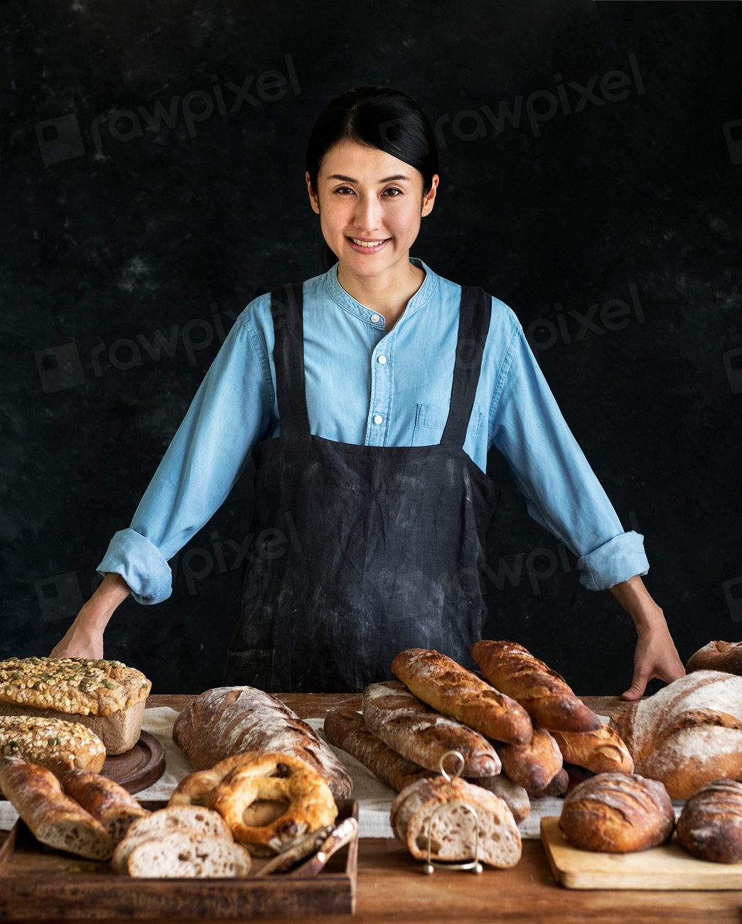Japanese baker an assortment fresh | Premium Photo - rawpixel