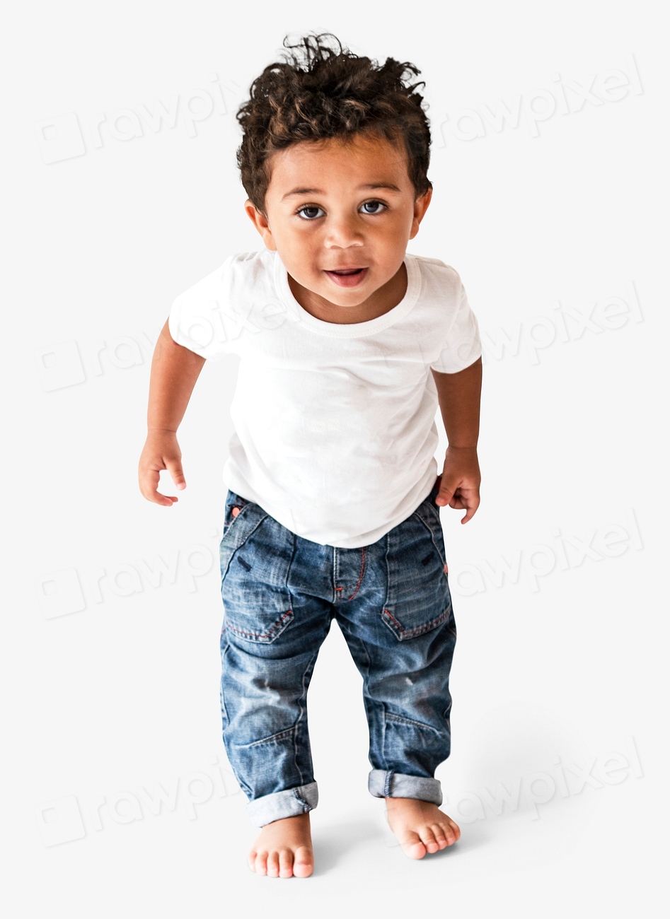 Happy young boy studio | Premium PSD - rawpixel