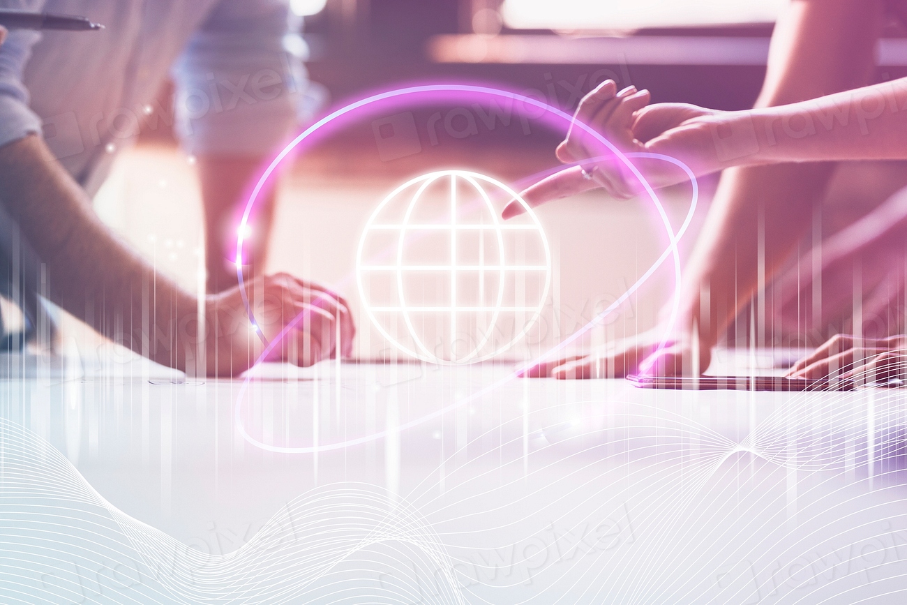 Business people discussing global plans | Premium PSD - rawpixel