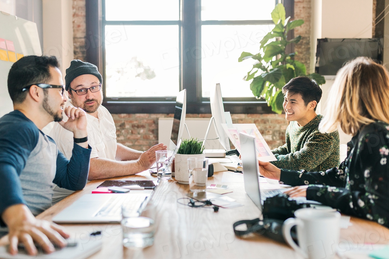 Creative people discussing their project | Premium Photo - rawpixel