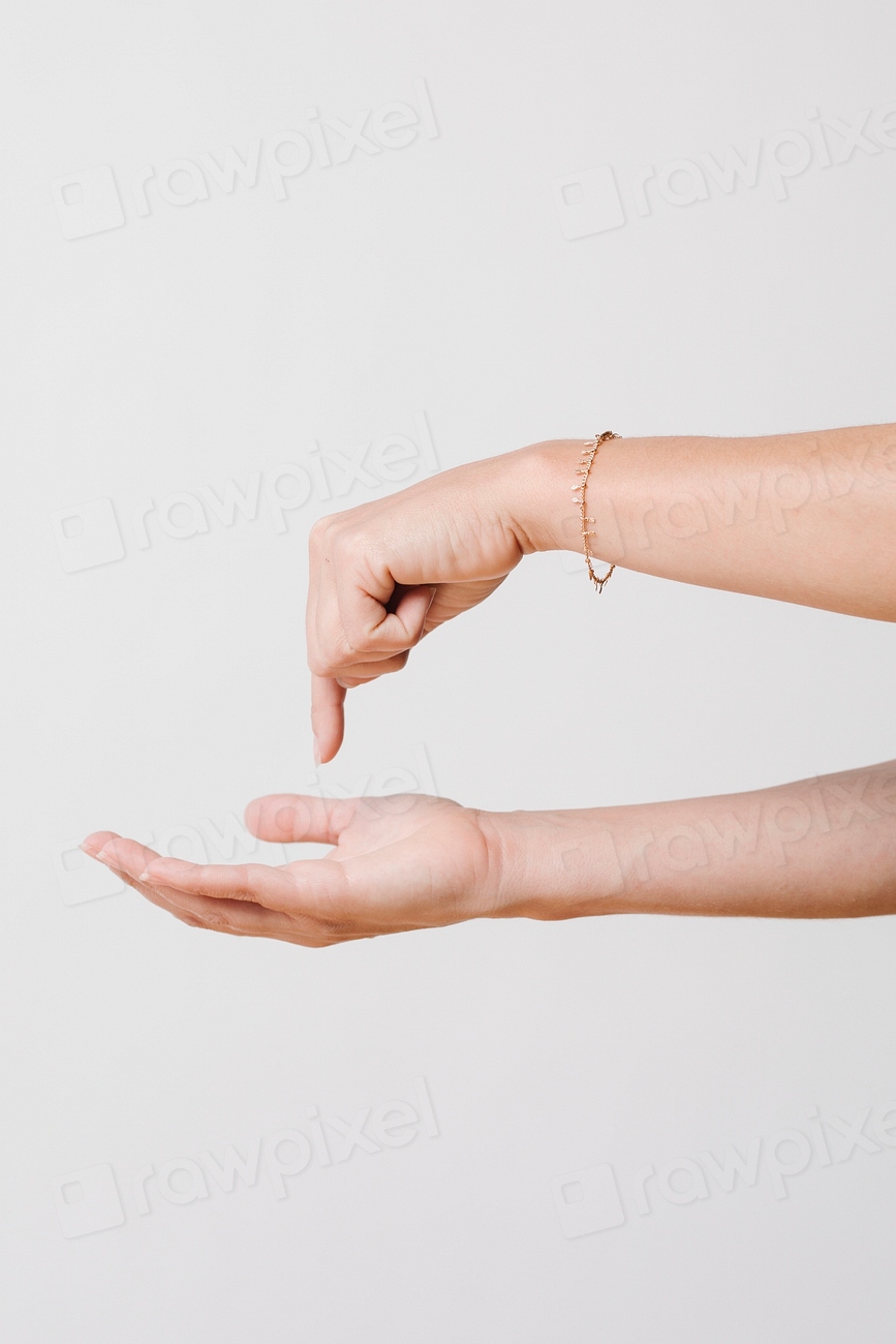 Woman pressing her finger to her | Premium Photo - rawpixel