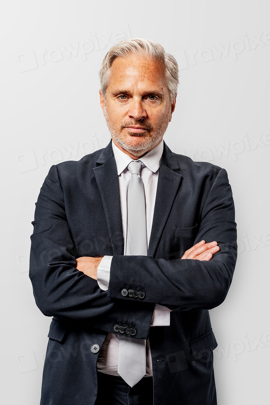 Businessman adult portrait occupation concept | Premium PSD - rawpixel