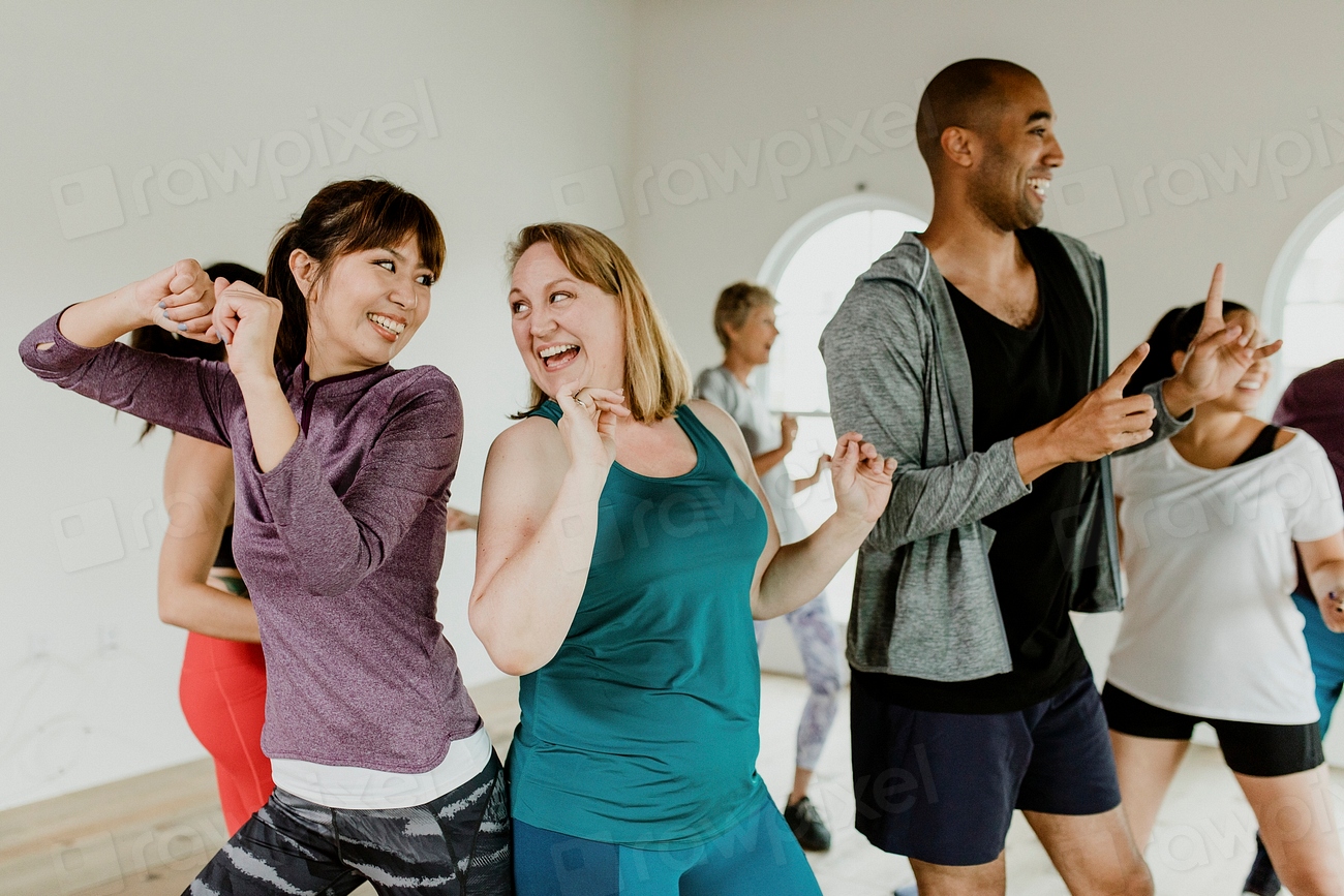 People dancing fitness class | Premium Photo - rawpixel