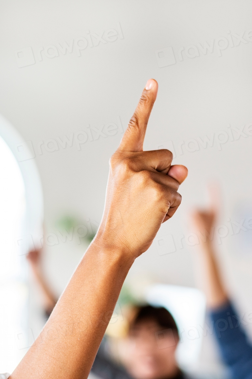 Hands making number one sign | Premium Photo - rawpixel