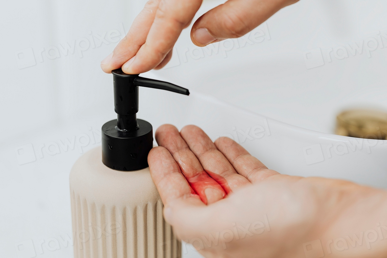 Man using a soap dispenser | Free Photo - rawpixel