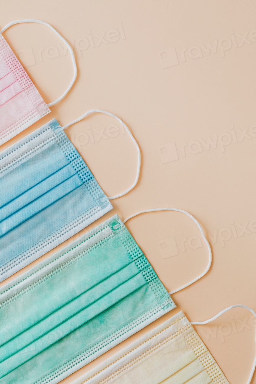 Surgical masks beige background | Free Photo - rawpixel
