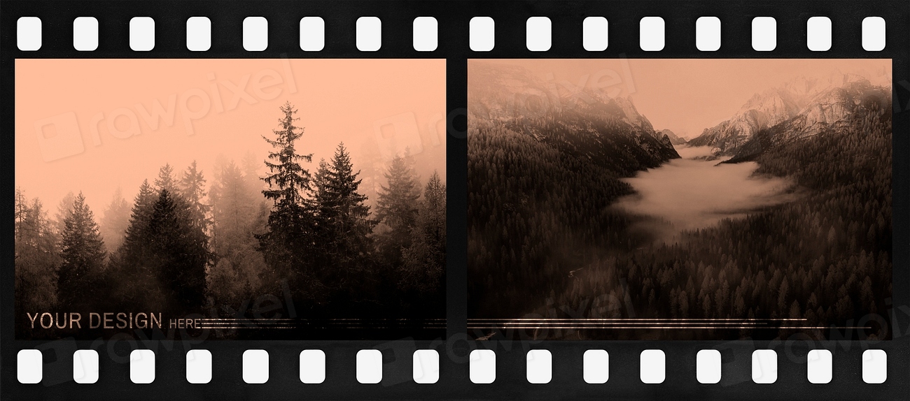 Film strip frame psd overlay | Premium PSD Mockup - rawpixel