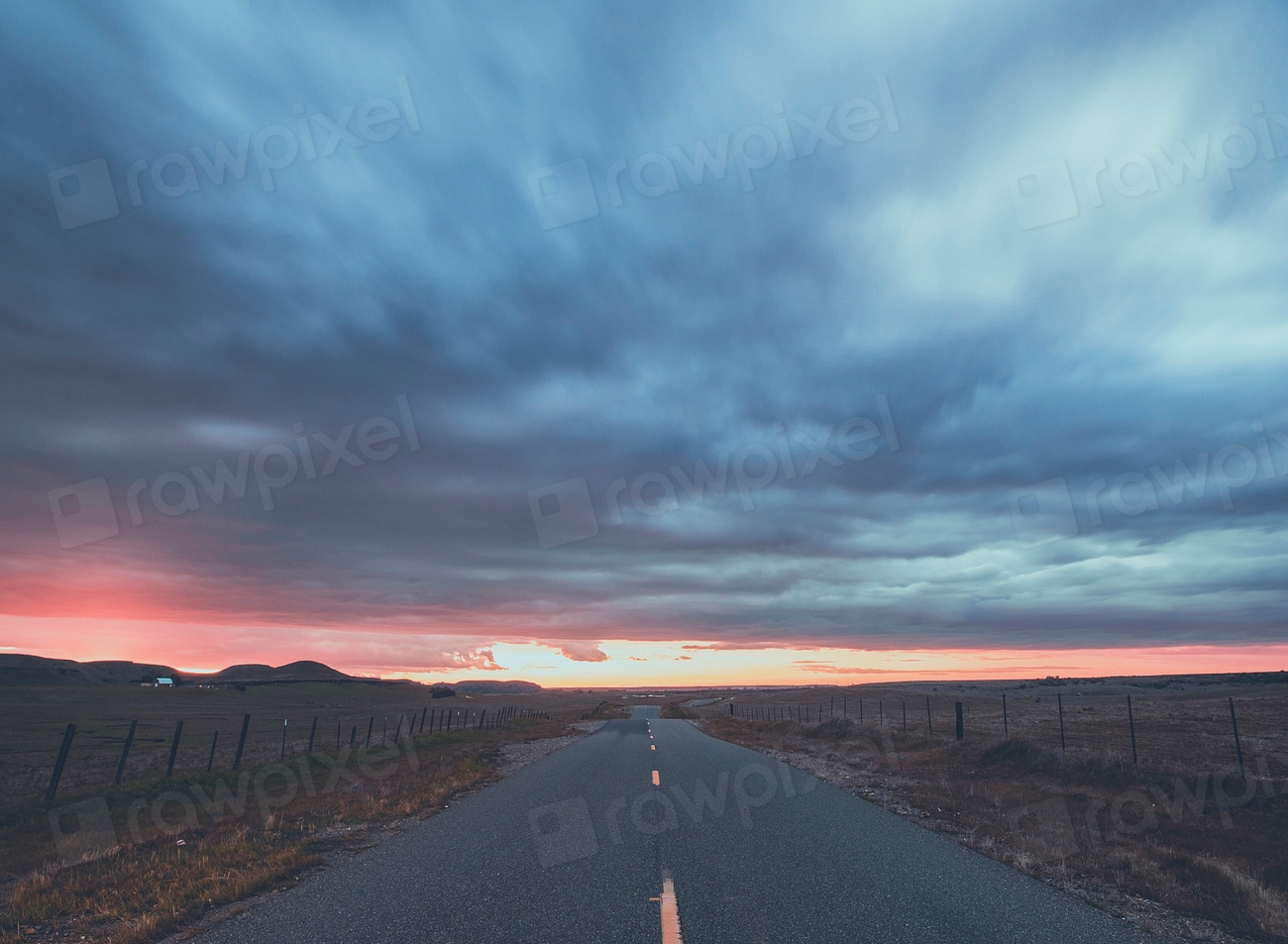 Road trip dramatic sky | Free Photo - rawpixel