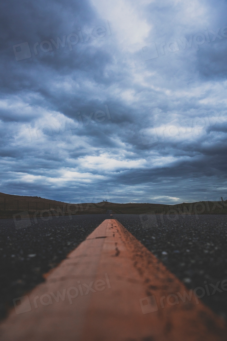 Road trip dramatic sky | Free Photo - rawpixel