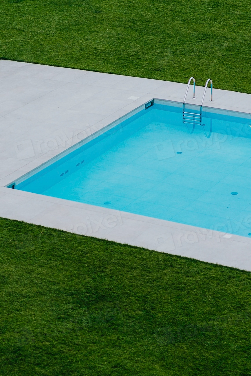 Swimming pool surrounded green grass | Free Photo - rawpixel