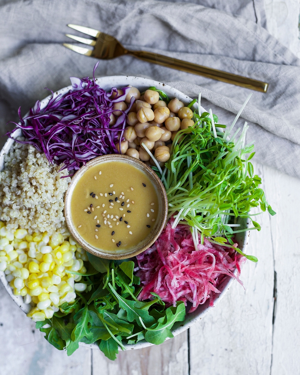 Colorful assorted salad 7 types | Free Photo - rawpixel