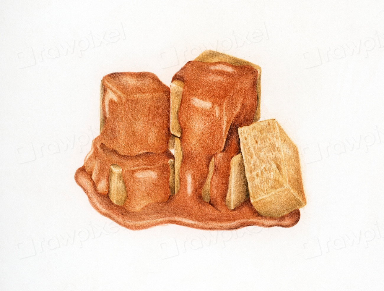 Illustration of caramel candy | Premium Photo Illustration - rawpixel