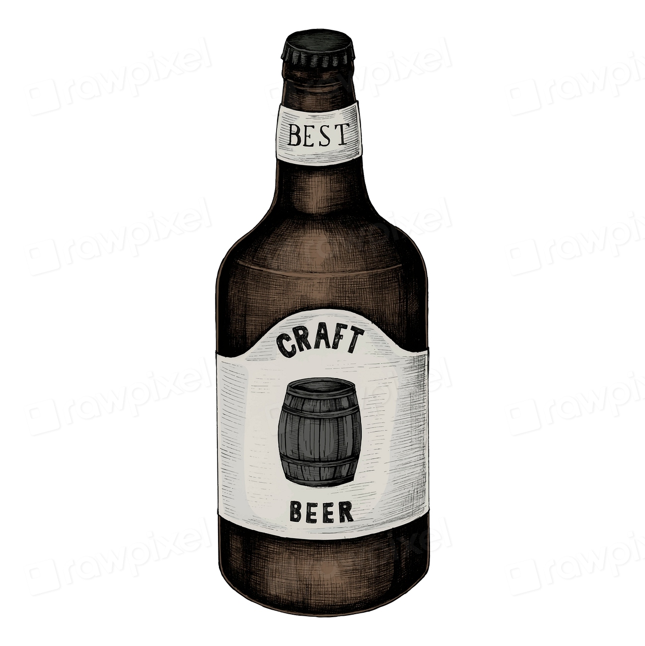 Illustration of a craft beer | Premium Vector Illustration - rawpixel