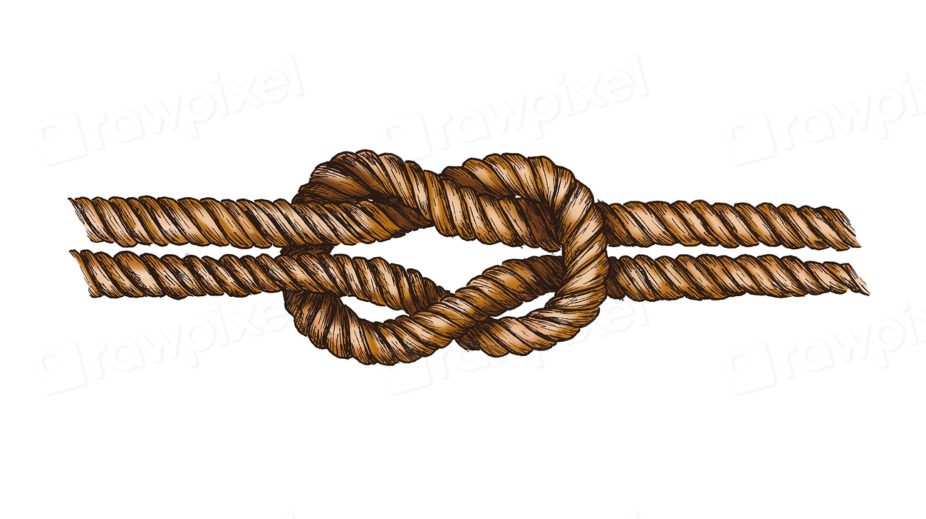 Hand drawn square knot | Free Photo Illustration - rawpixel
