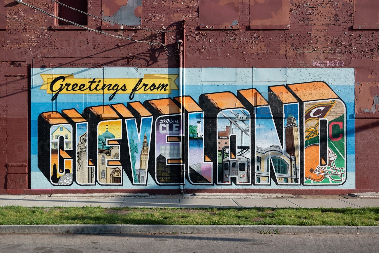 Cleveland greetings mural | Free Photo - rawpixel