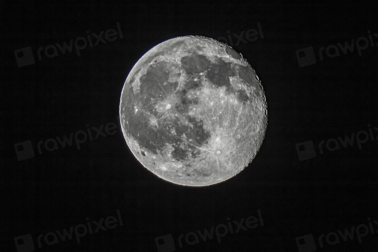 Moon night sky. Free public | Free Photo - rawpixel