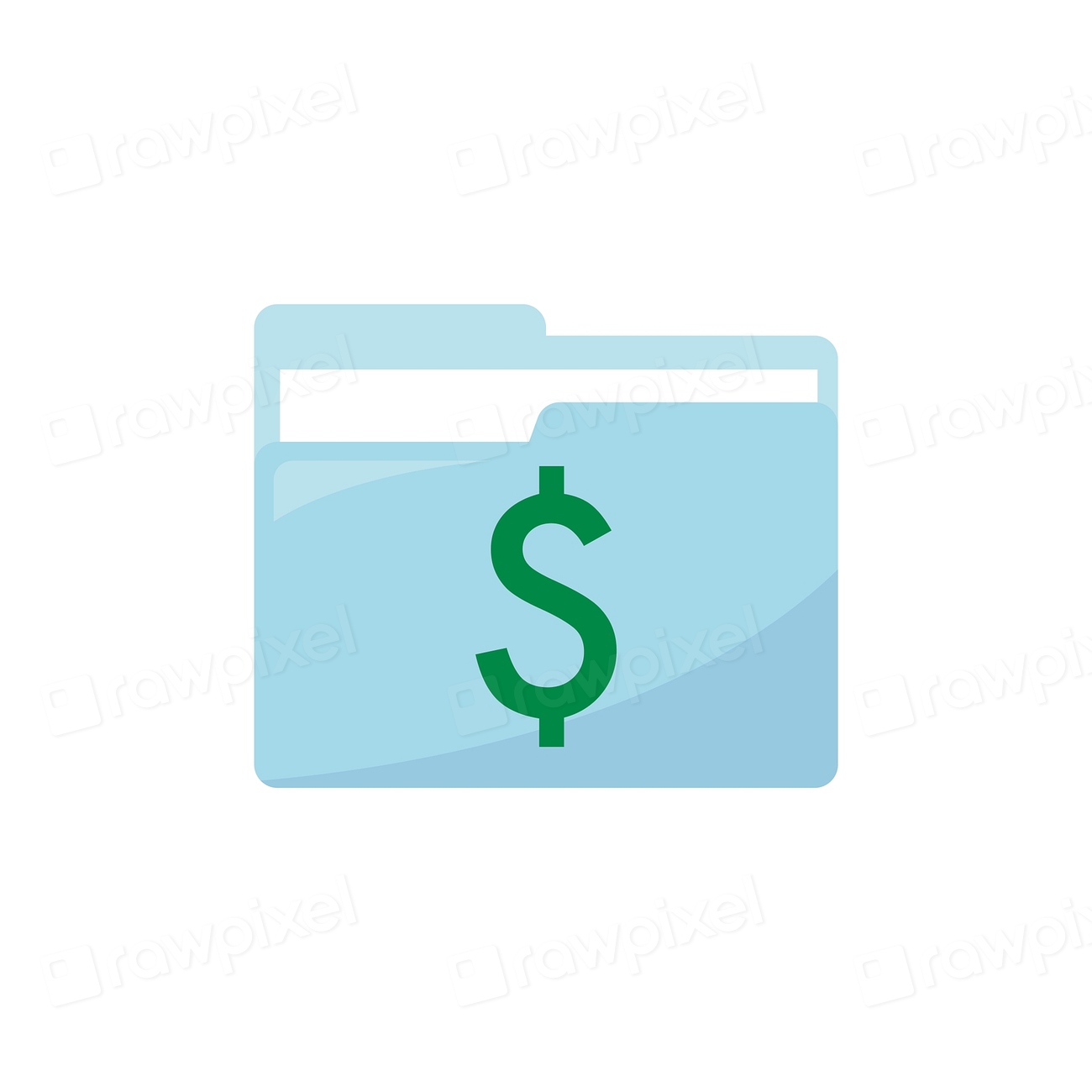 Illustration of folder with dollar | Free Icons - rawpixel