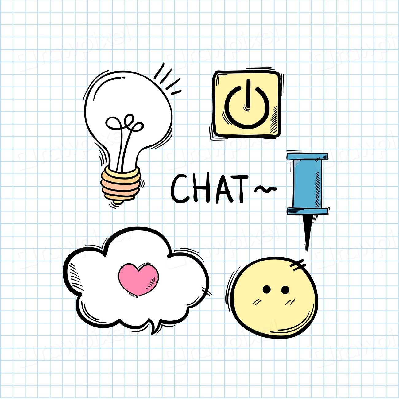 Social media online communication chat | Free Vector Illustration ...